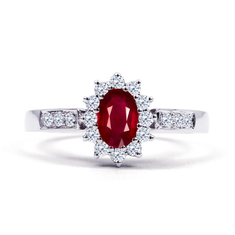 55 Fascinating & Marvelous Ruby Eternity Rings | Pouted.com
