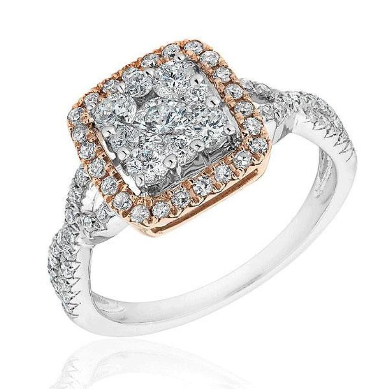 Cluster Engagement Rings For Those Who Are On A Budget