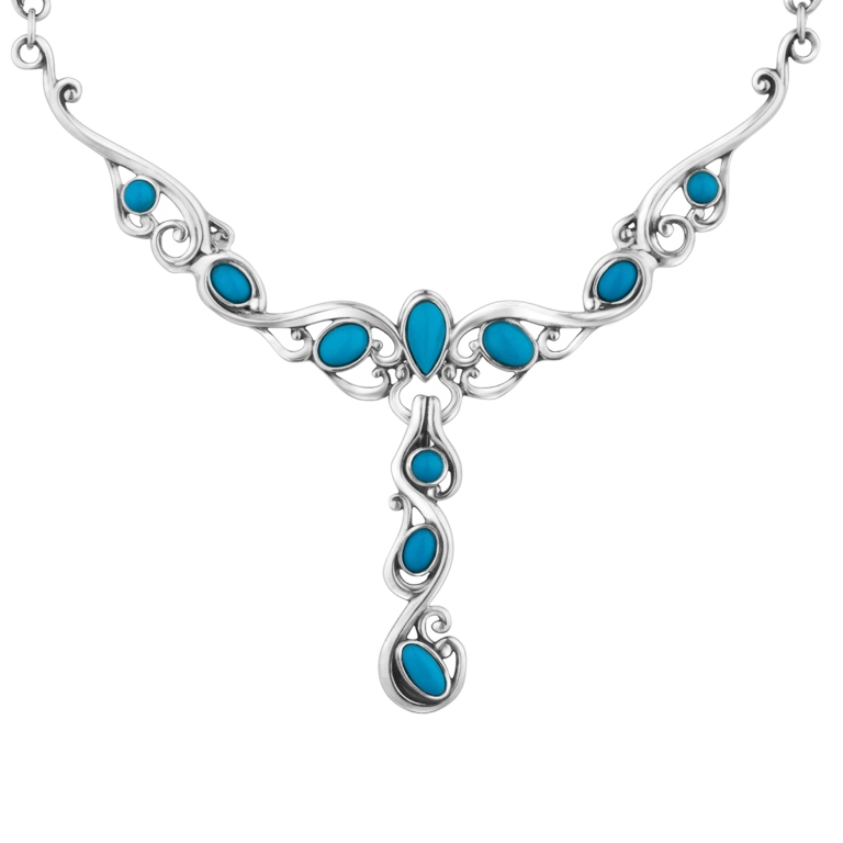 Turquoise jewelry “ The Stone of the Sky & Earth”