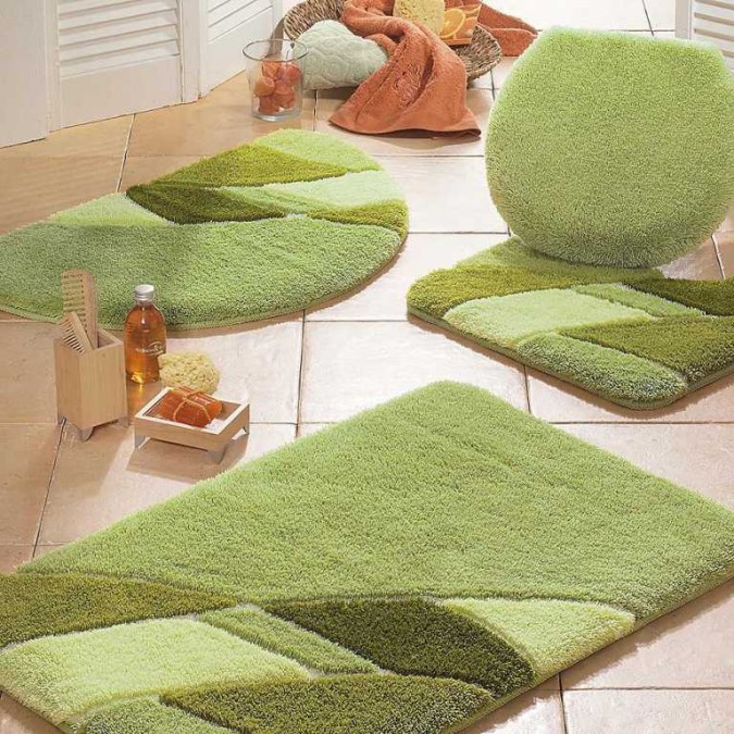 47+ Fabulous & Magnificent Bathroom Rug Designs