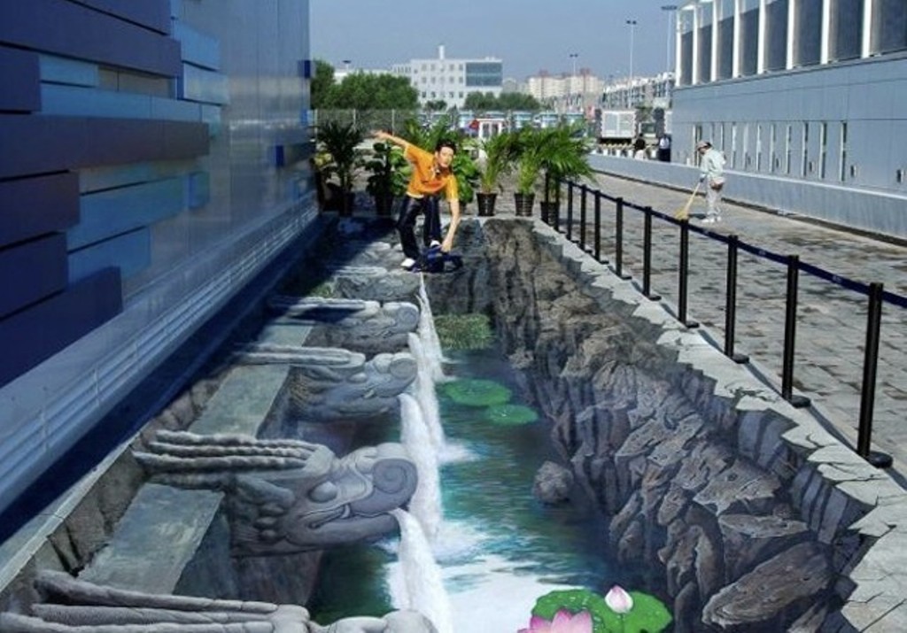 40 Most Fascinating 3D Chalk Art Drawings