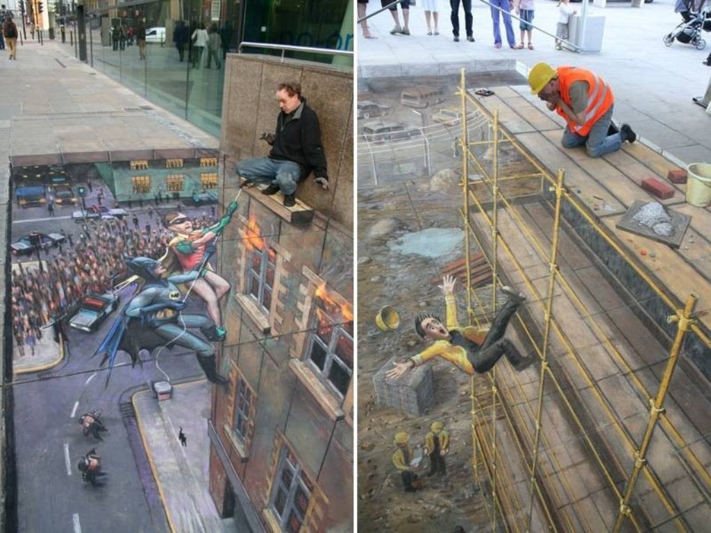 40 Most Fascinating 3D Chalk Art Drawings