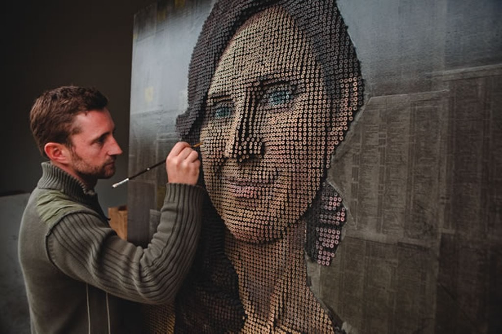 24 Most Dazzling 3D Screw Portraits