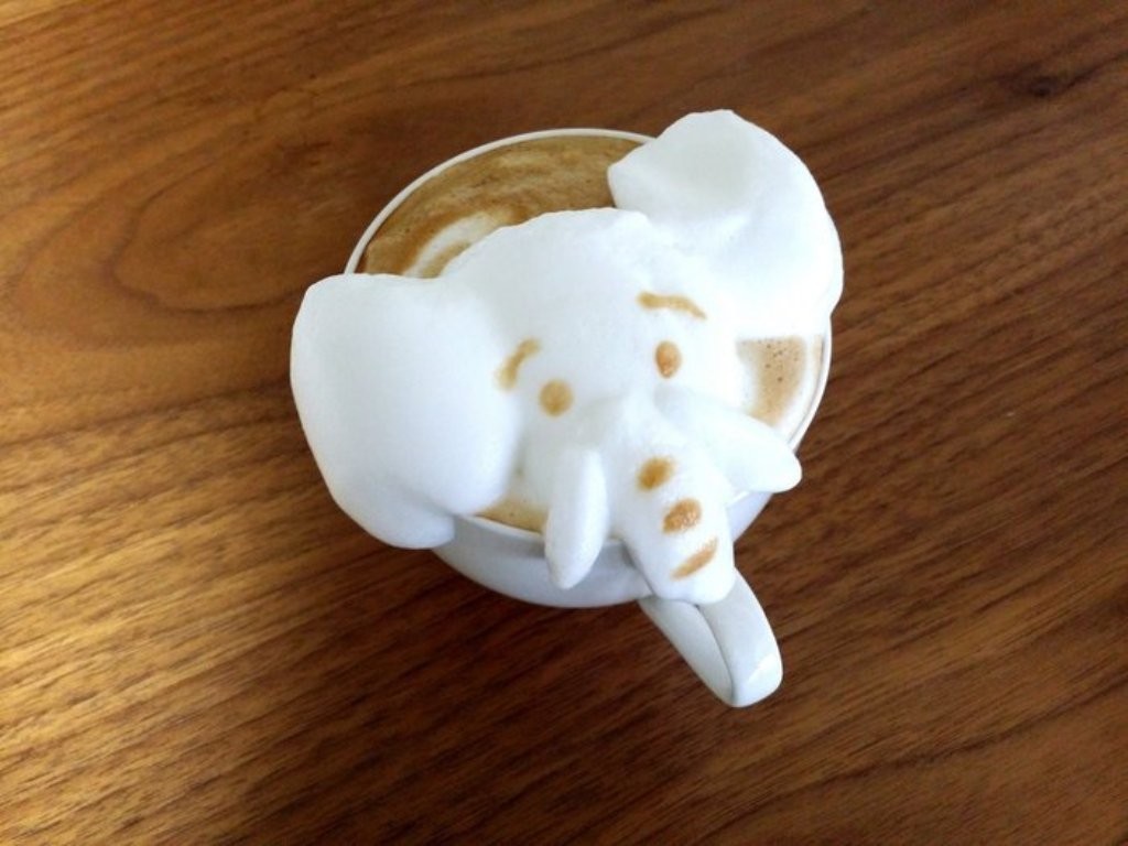 32 Most Eye-catching Sculptures of 3D Latte Art | Pouted.com