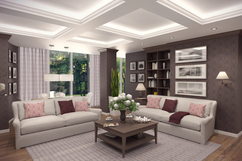 +70 Unique Ceiling Design Ideas For Your Living Room