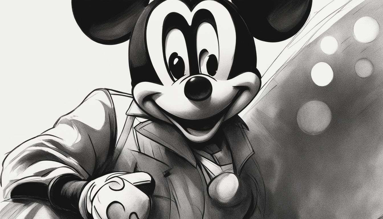 How To Draw Mickey Mouse Step By Step - Easy Tutorial