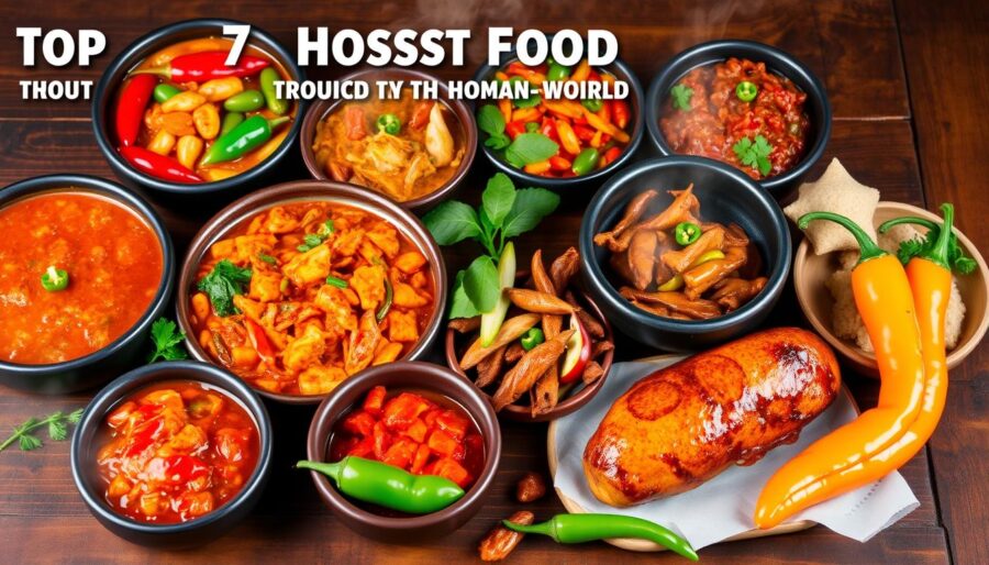 Top 7 Hottest Foods From Around The World