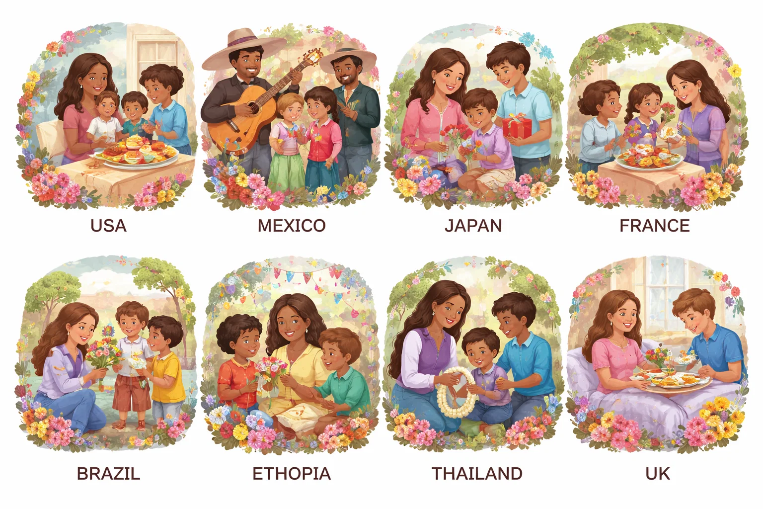 Mother’s Day Around The World: How Different Countries Celebrate Mom
